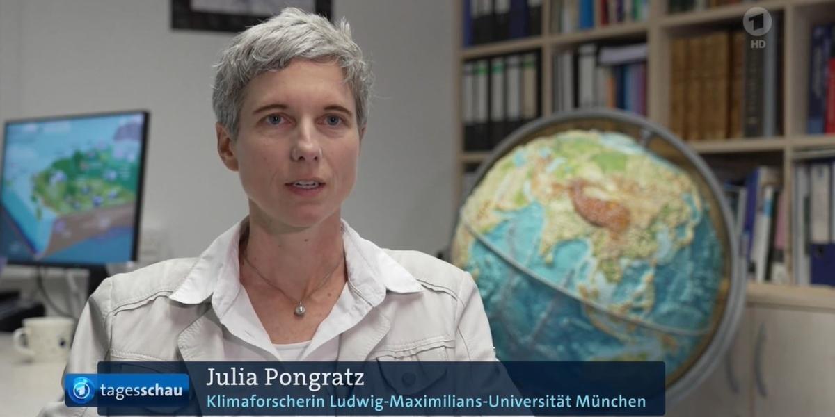 Julia Pongratz in der … - Fakultät für Geowissenschaften - LMU München