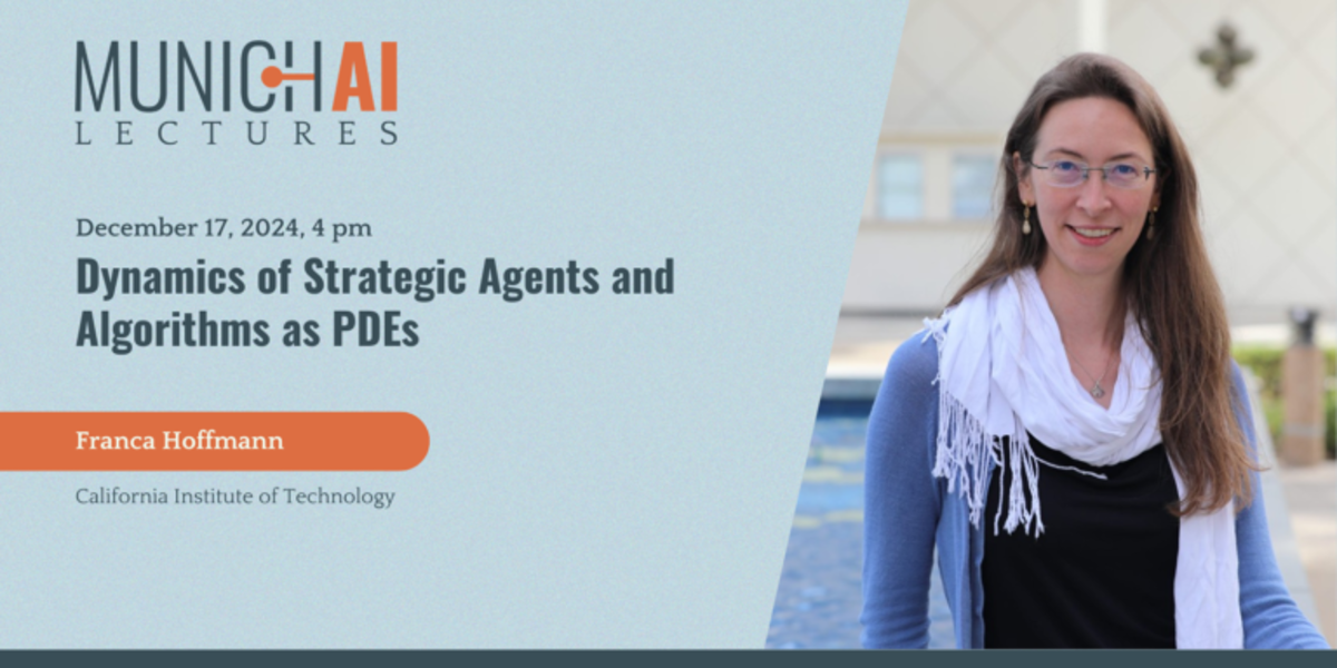 Munich AI Lecture: Prof. Hoffmann and Pro … - AI-HUB@LMU - LMU München